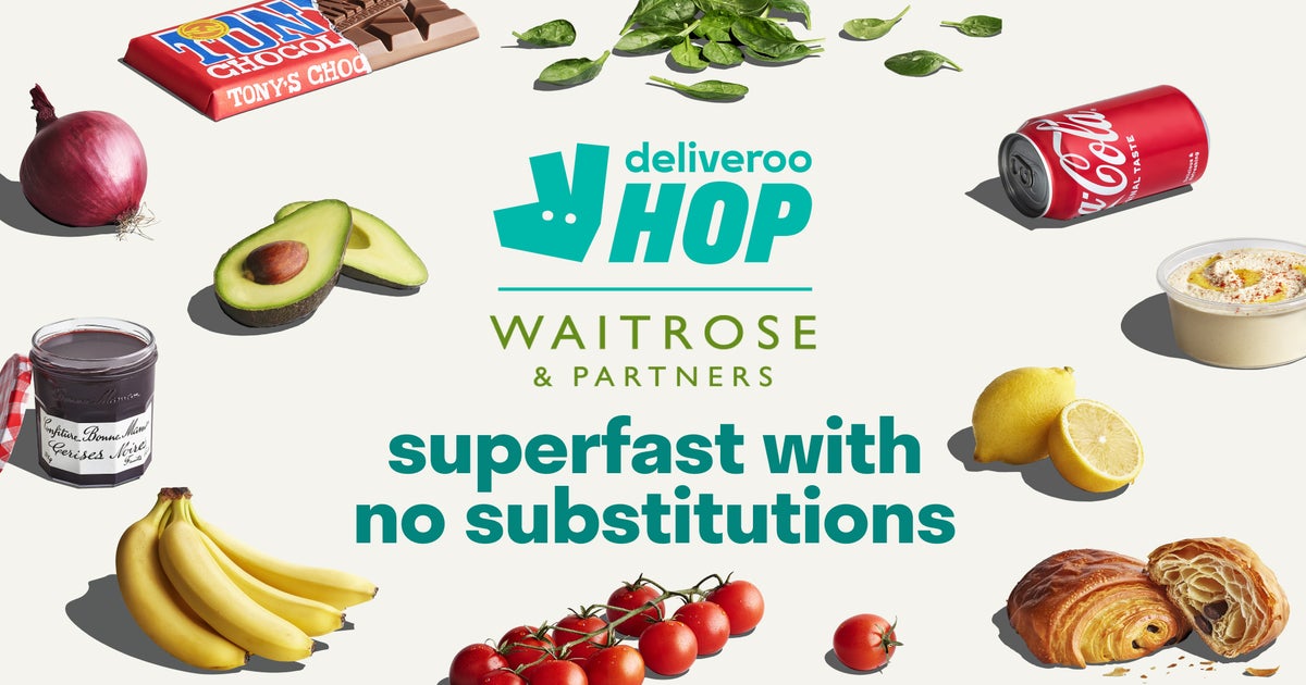 Deliveroo HOP with Waitrose delivery from Hop Bermondsey - Order with ...