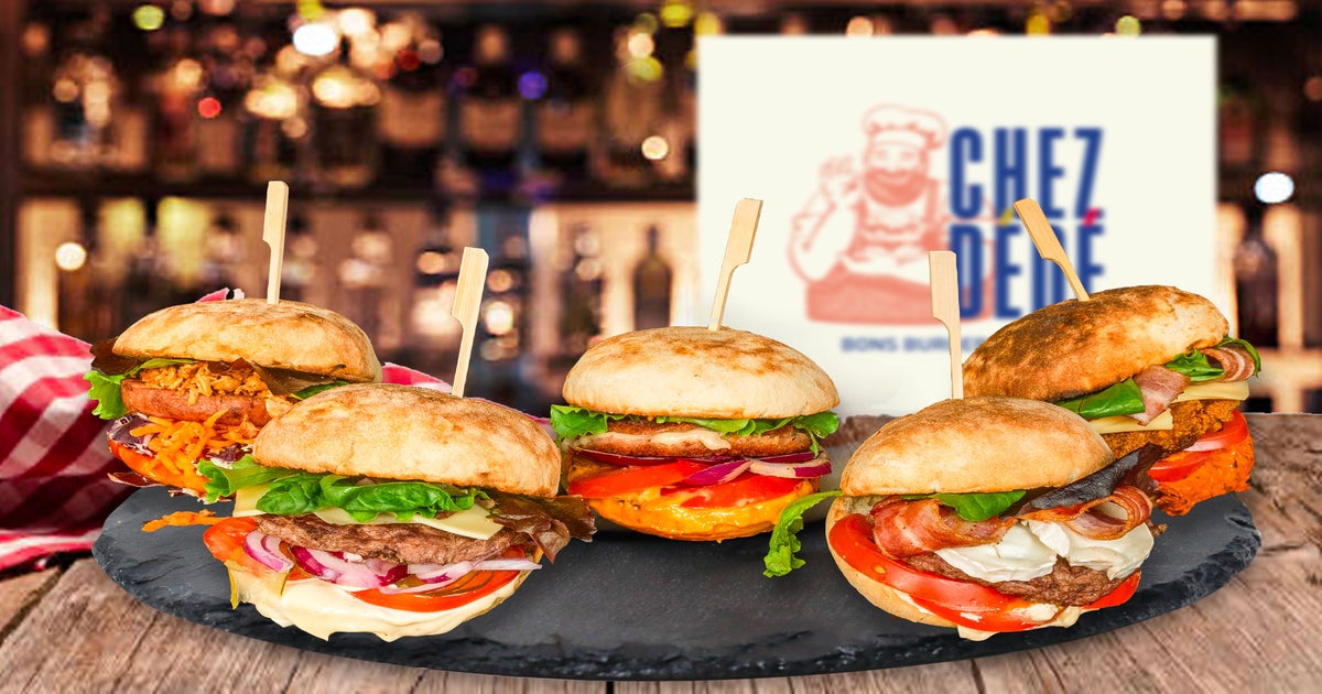 Chez Dédé - bons Burgers since 1990 - Lyon 3 livre depuis Villeurbanne ...