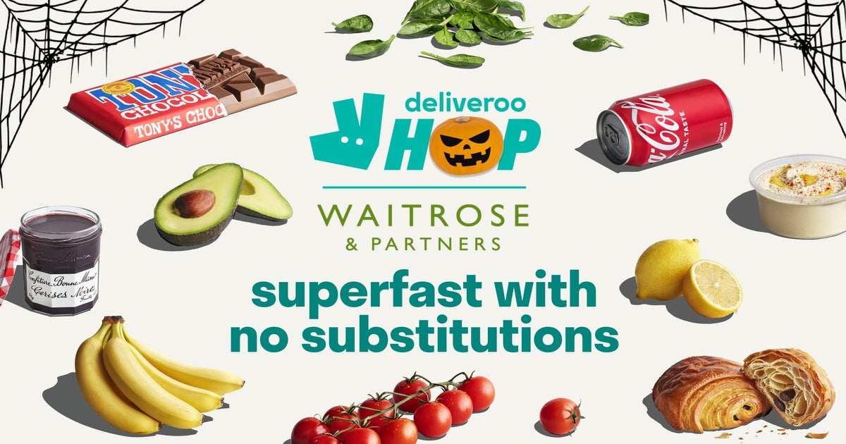 Deliveroo HOP with Waitrose delivery from Hop Bermondsey - Order with ...
