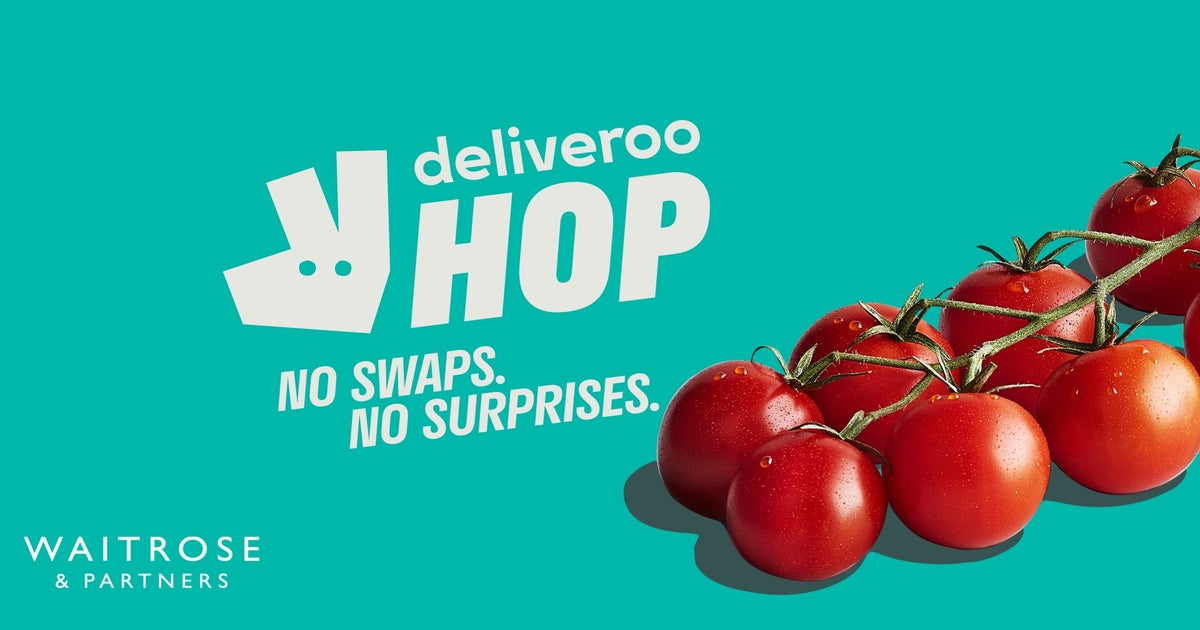 Deliveroo HOP with Waitrose delivery from Piccadilly - Order with Deliveroo
