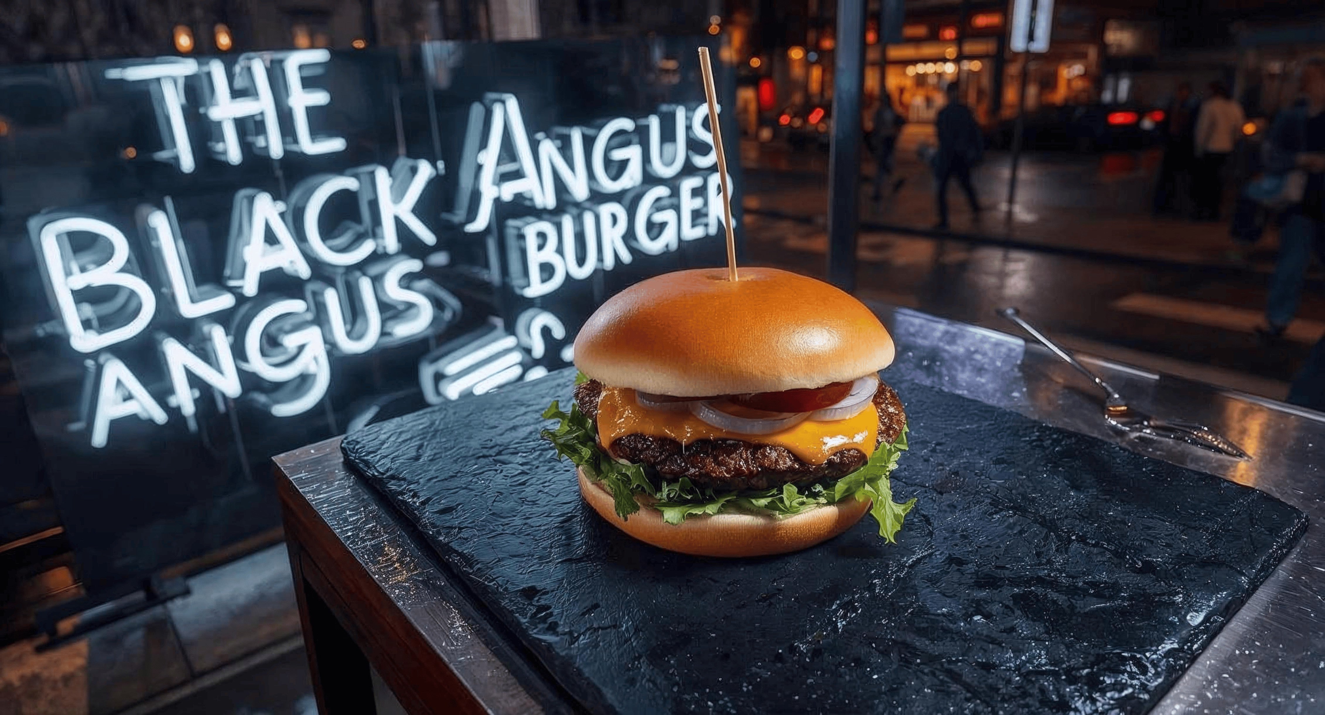 Bezorging van The Black Angus Burger - Georges Henri uit Georges Henri ...