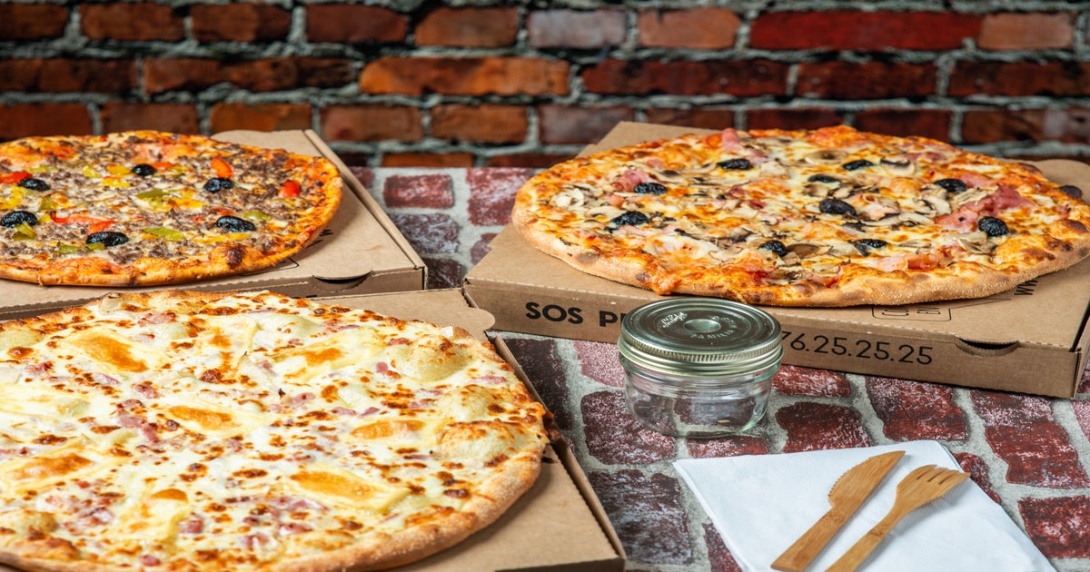 Gaston 🍕 Pizza - ex. SOS Pizza delivery from Saint-Égrève - Order with ...