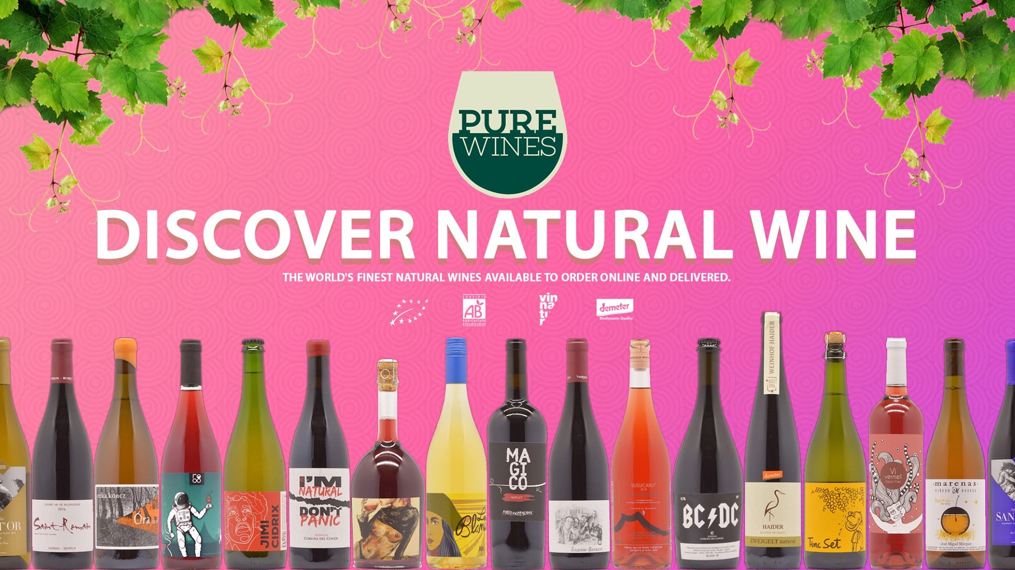 Pure Wines - Hackney delivery from Hackney - Order with Deliveroo