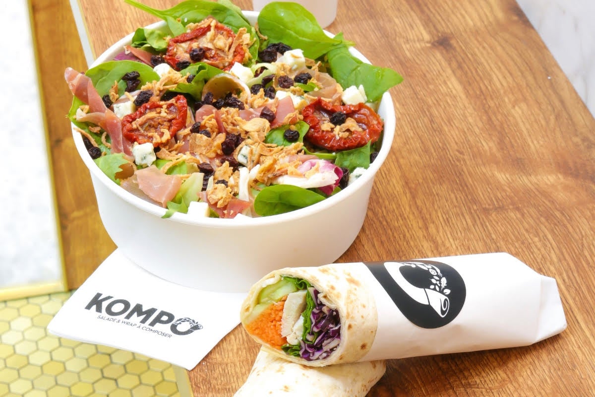 Livraison KOMPO - salade & wrap à composer à Toulouse - Centre ...