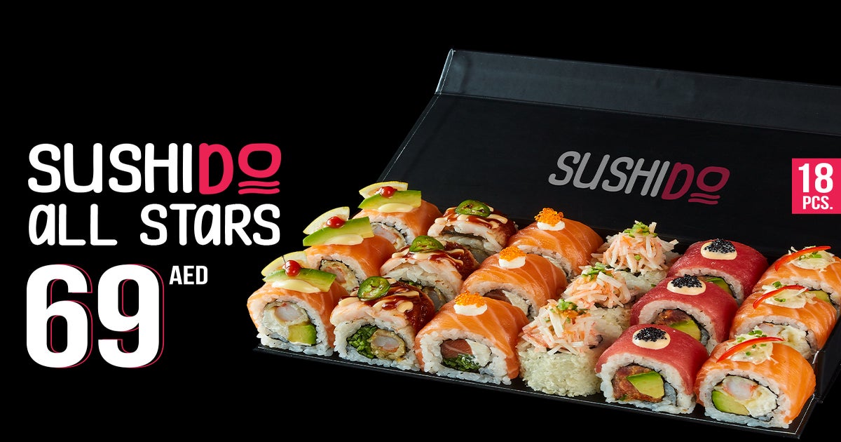 SushiDo - DSO delivery from Silicon Oasis - Order with Deliveroo