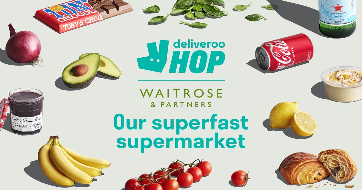 Deliveroo HOP with Waitrose delivery from Hop Acton - Order with Deliveroo