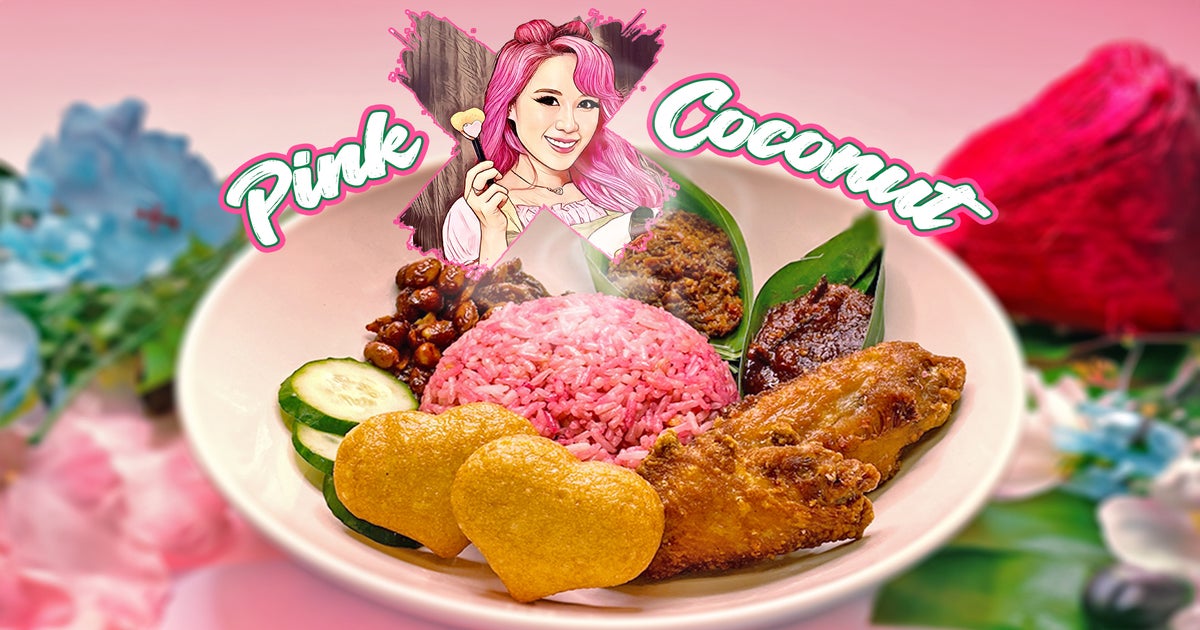 Pink Coconut Nasi Lemak - 84 Marine Parade delivery from Marine Parade ...