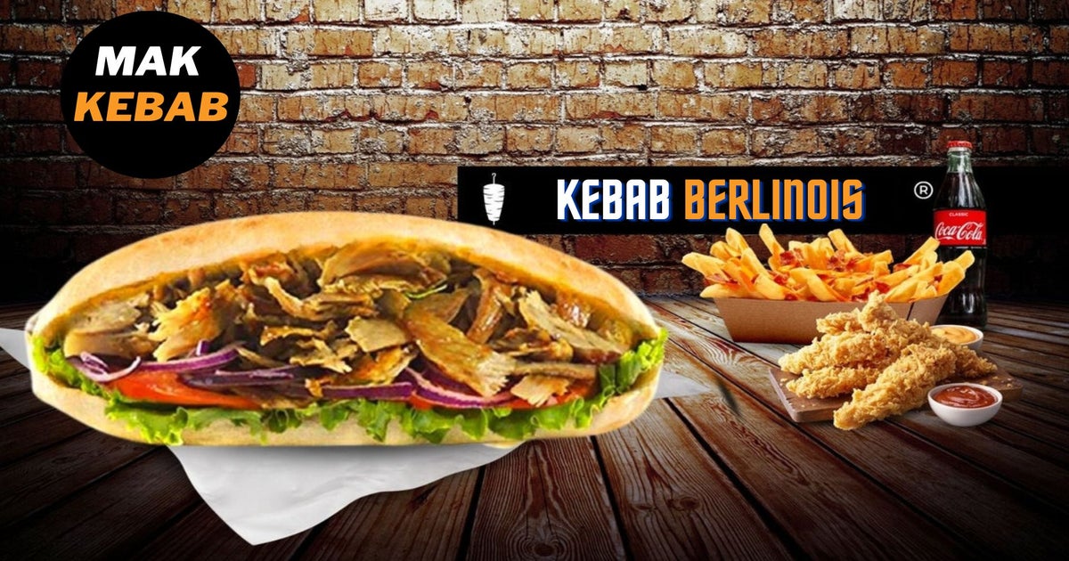 Kebab by berlinois - Bordeaux livre depuis Grand Parc - Les Chartrons ...