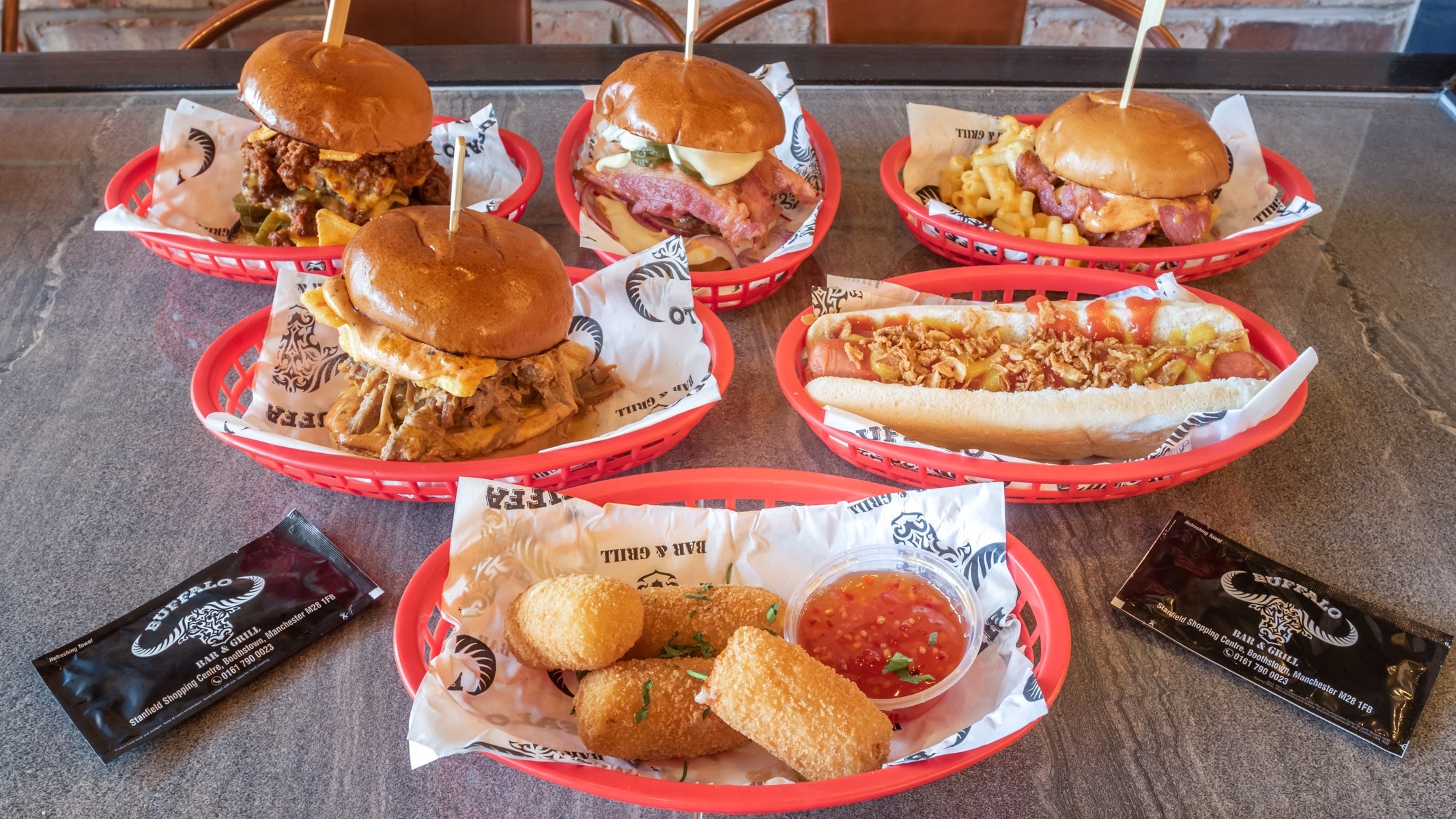 Buffalo Bar Grill delivery from Walkden - Order with Deliveroo