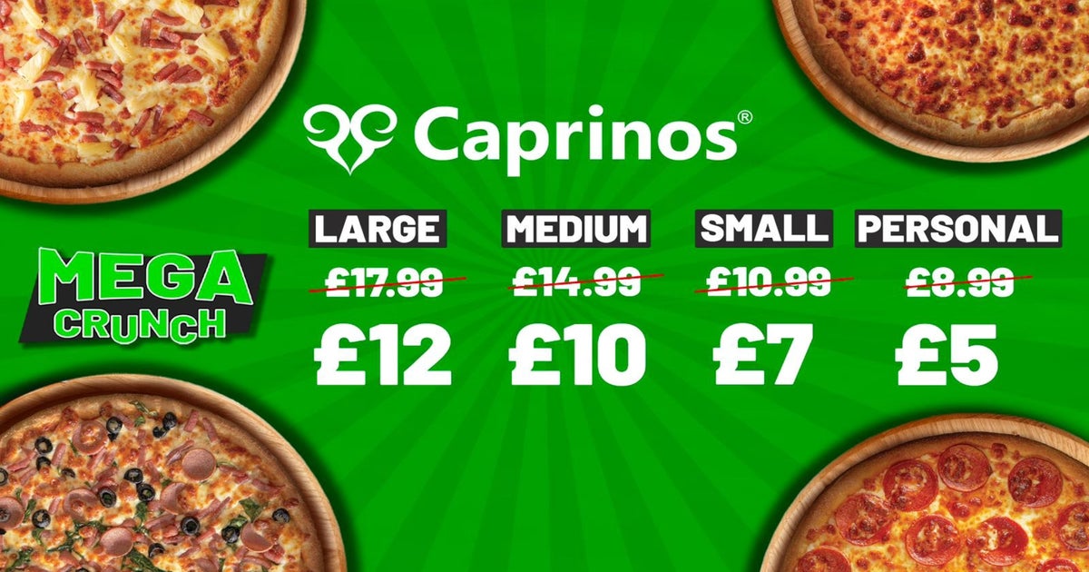 Caprino's Pizza - Fleet delivery from Fleet - Order with Deliveroo