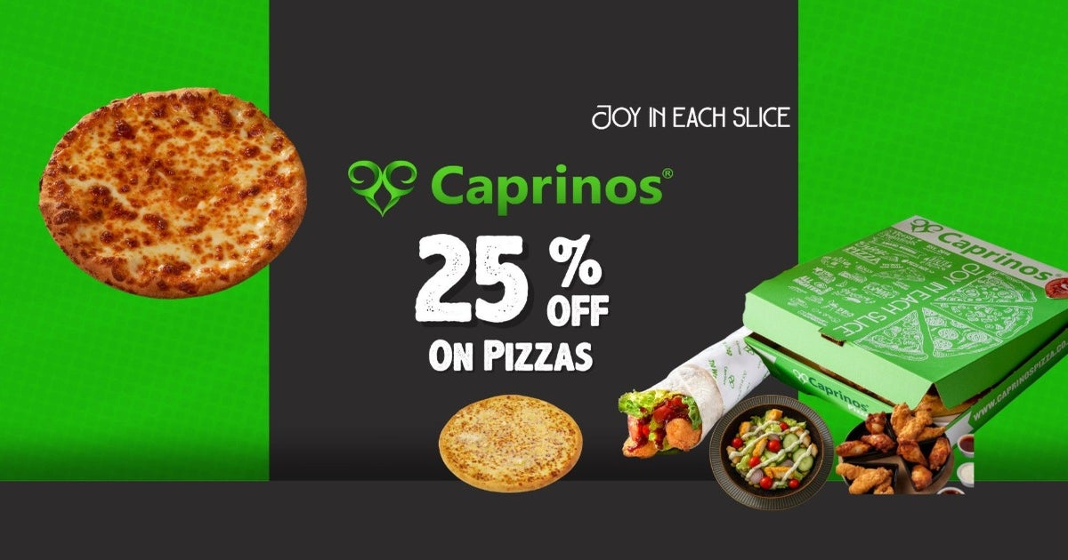Caprinos Pizza - Salisbury delivery from Old Sarum - Order with Deliveroo
