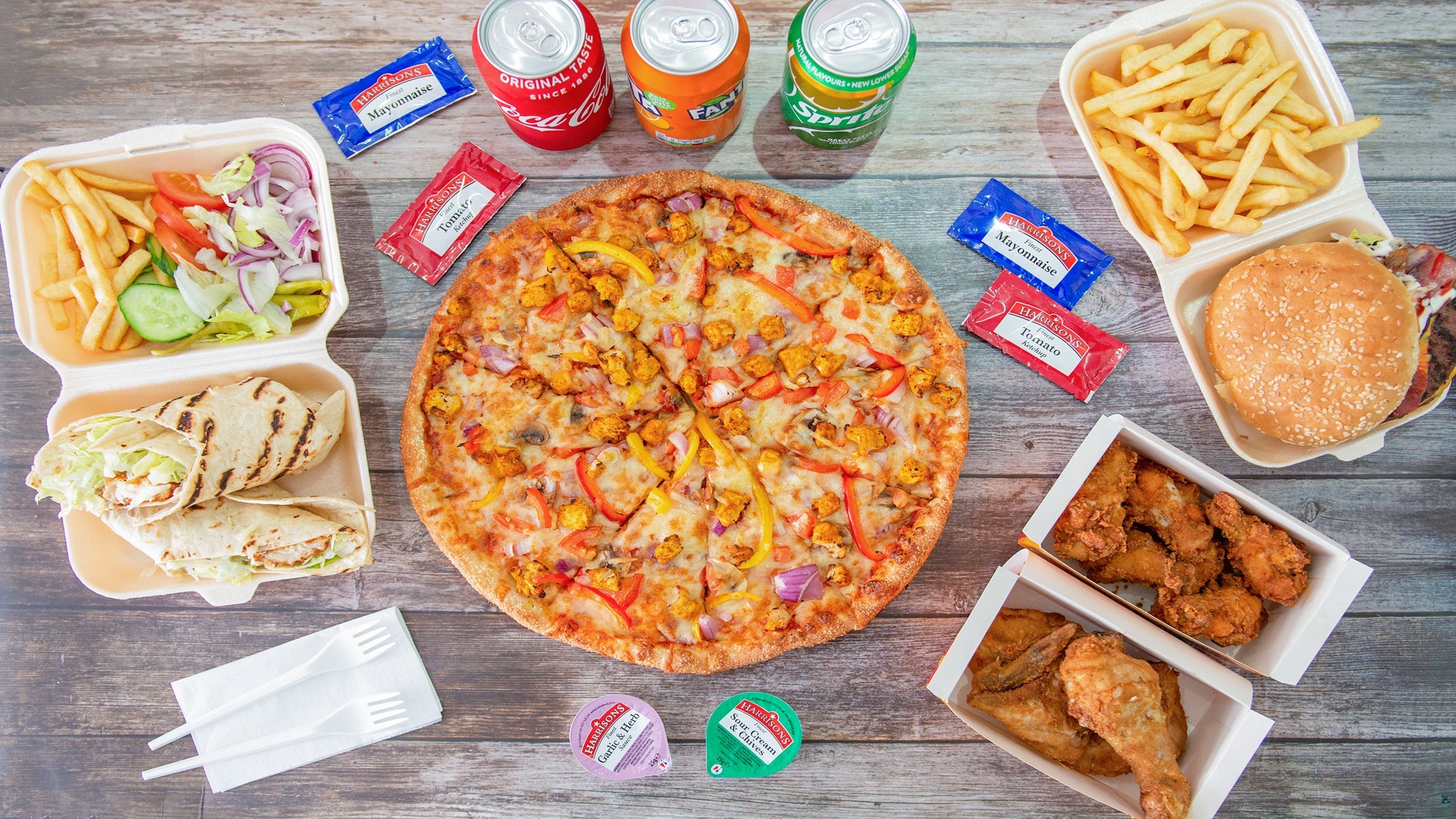 7 Days Pizza and Chicken delivery from Southampton City Centre - Order with Deliveroo