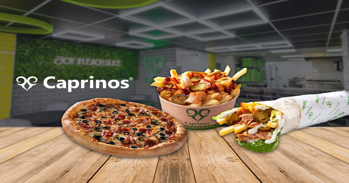 Caprinos Pizza delivery from Kilnamanagh - Order with Deliveroo