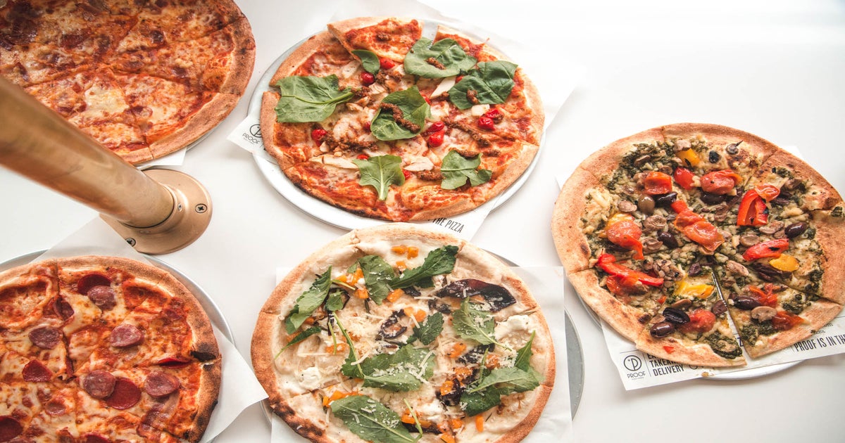Proof Pizza delivery from Merchant's - Order with Deliveroo