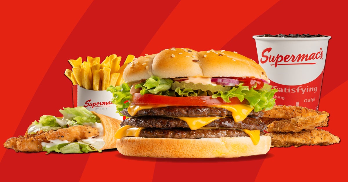 Supermacs menu store