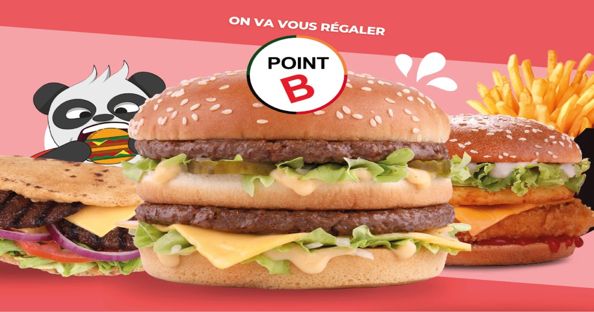 Point B - Val d'Europe livre depuis La Courneuve - Commandez avec Deliveroo