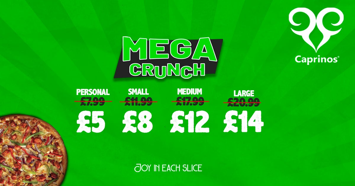 Caprinos Pizza - Macclesfield delivery from Macclesfield - Order with ...