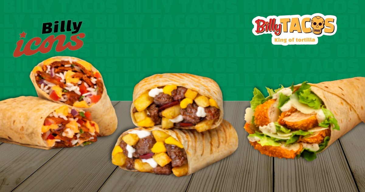 Billy Tacos y Burritos consegna in zona Brindisi - Ordina su Deliveroo