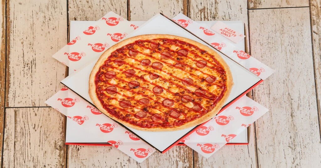 Pizza Crew - Ormeau Road delivery from Ballynafeigh - Order with Deliveroo