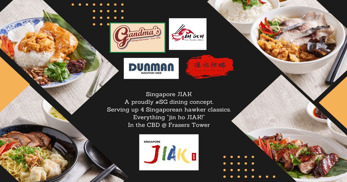 Singapore JIAK - Frasers Tower (Mix & Match) delivery from Tanjong ...