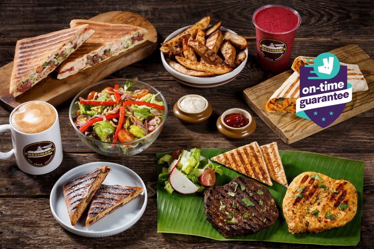 Pressman's delivery from J.L.T. West - Order with Deliveroo