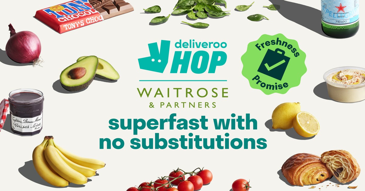 Deliveroo HOP with Waitrose delivery from Kentish Town - Order with ...