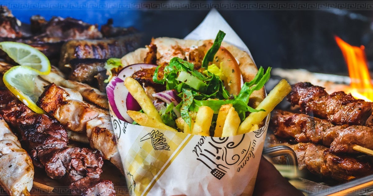 Go Greek Souvlaki delivery from Hounslow Central - Order with Deliveroo