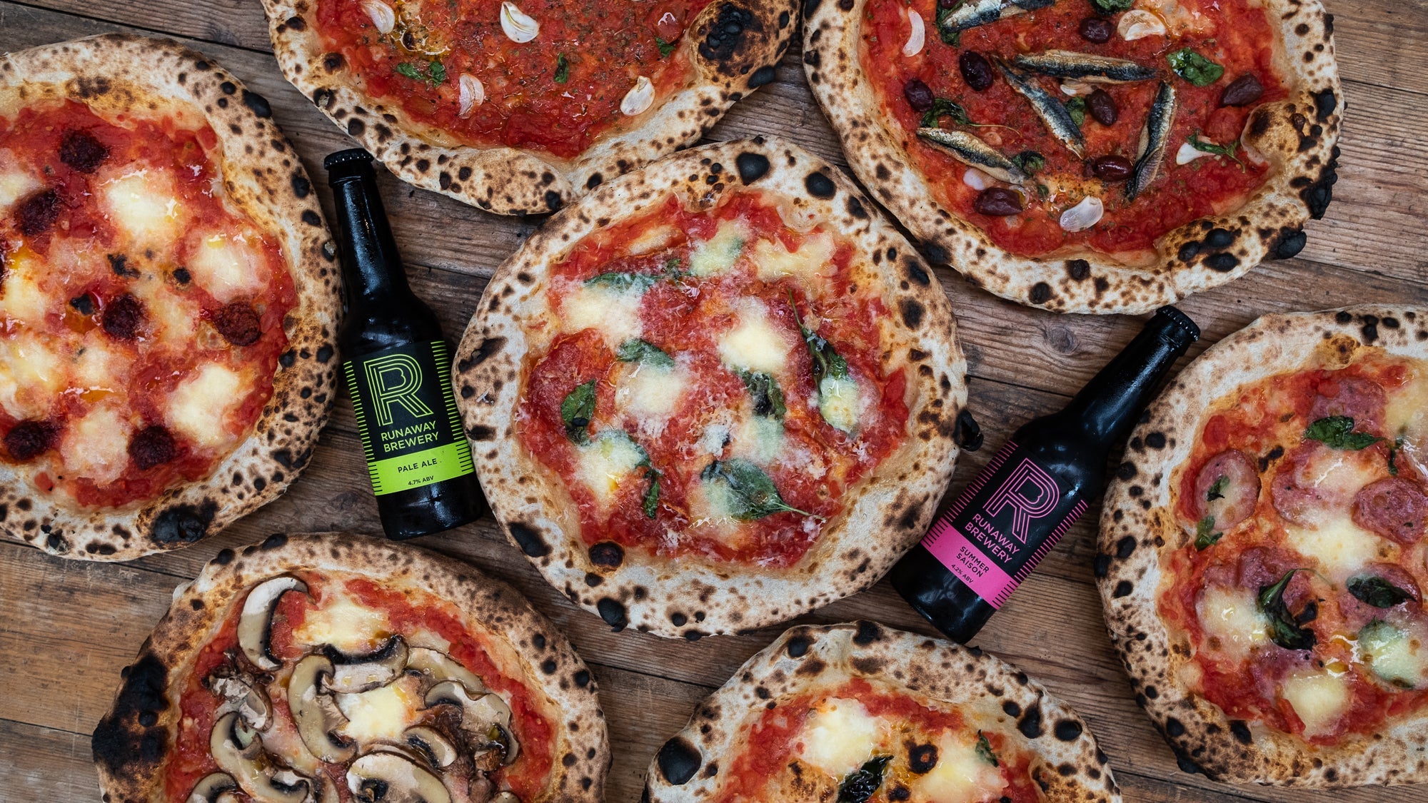 Honest Crust Sourdough Pizza @ The Runaway Brewery delivery from ...