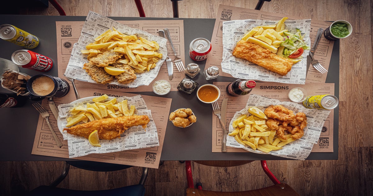 Simpsons Fish and Chips delivery from Noverton & Oakley - Order with ...