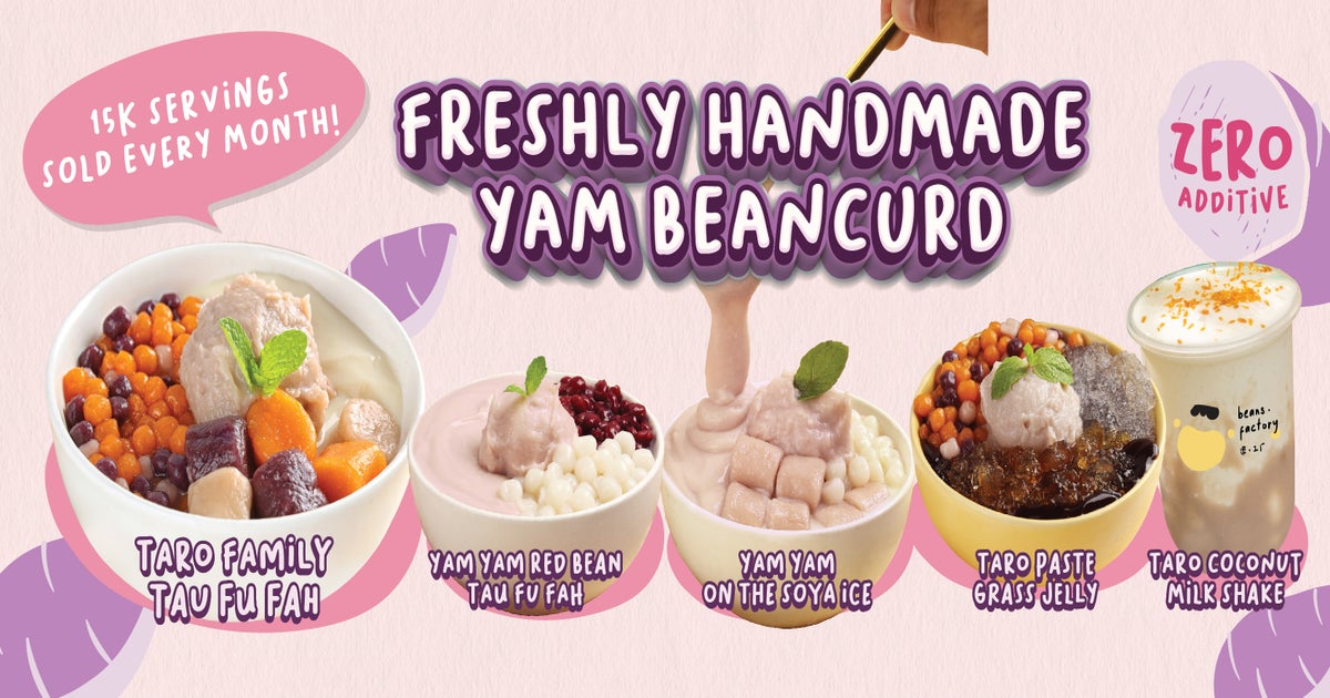 Beans.Factory SG - Soya Beancurd & Dessert Bowls @ Kovan City delivery ...