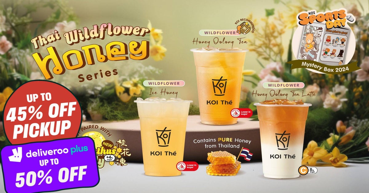 KOI Thé - One Raffles - One Raffles delivery from Raffles Place - Order ...