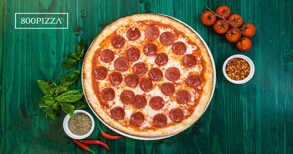 800PIZZA - 800PIZZA - Marina delivery from Marina - Order with Deliveroo