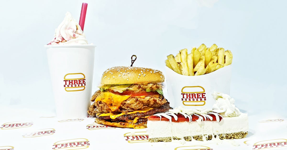 Three Burgers - Oldham delivery from Taunton - Order with Deliveroo