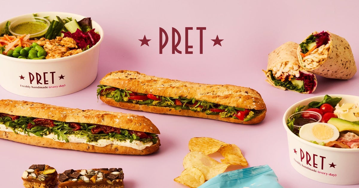 Pret A Manger delivery from Manchester Central - Order with Deliveroo