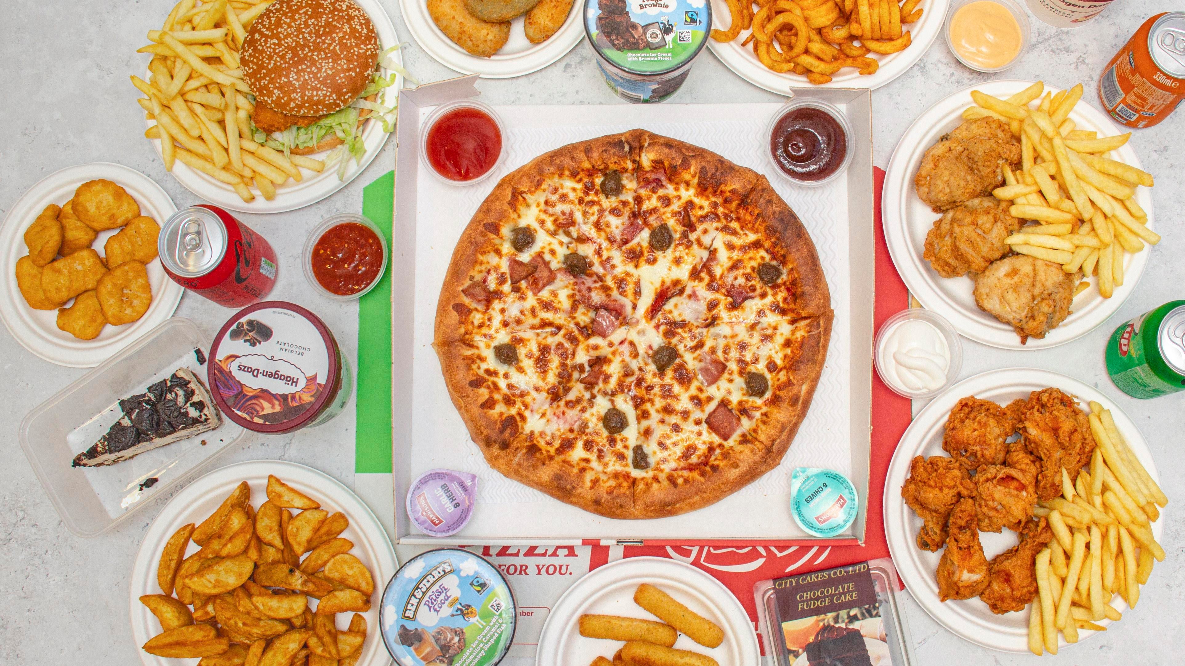 Top hut pizza and chicken - Maidstone delivery from Maidstone Center ...