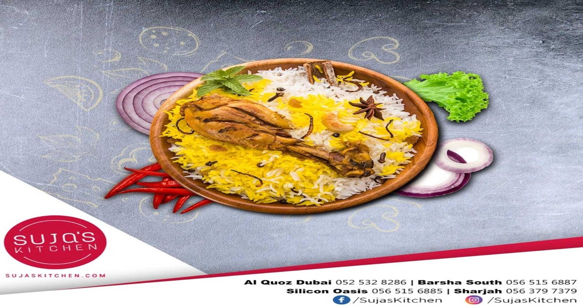 Sujas Kitchen Restaurant delivery from Healthcare City - Order with ...