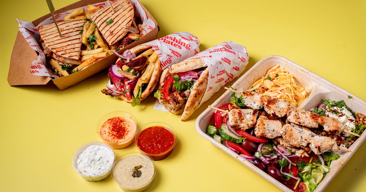 Smashing Plates: Greek Gyros & Souvlaki 🇬🇷 - London Bridge delivery ...