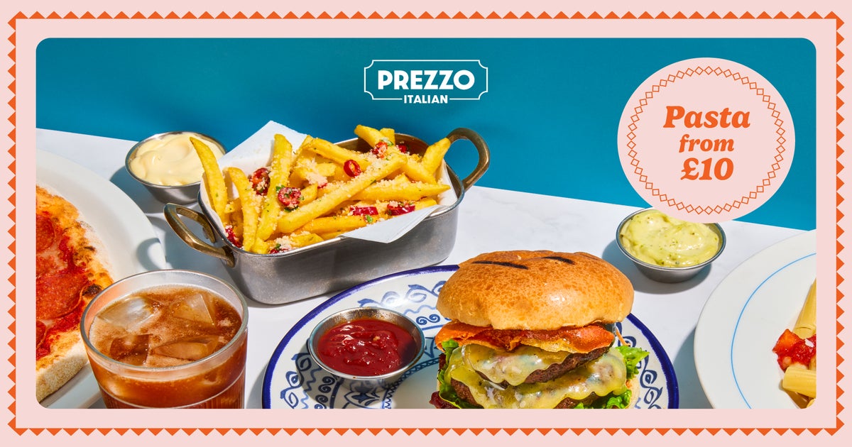 Prezzo Italian Pasta & Pizza - Bury St Edmunds delivery from Bury St ...