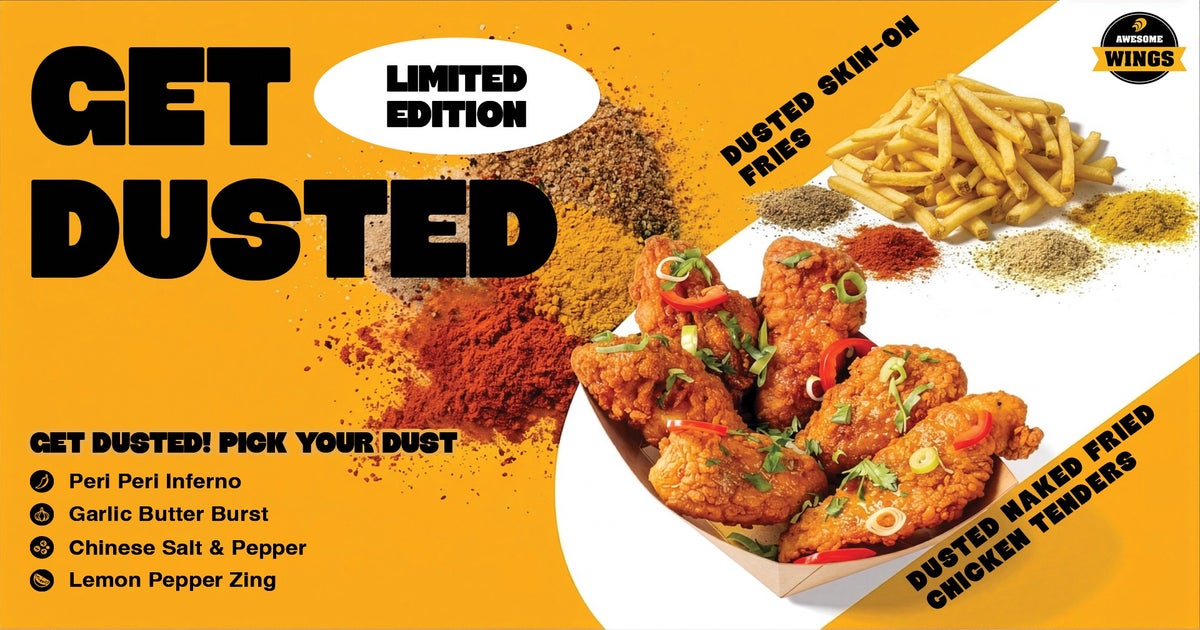 Awesome Wings - Nottingham delivery from Radford - Order with Deliveroo