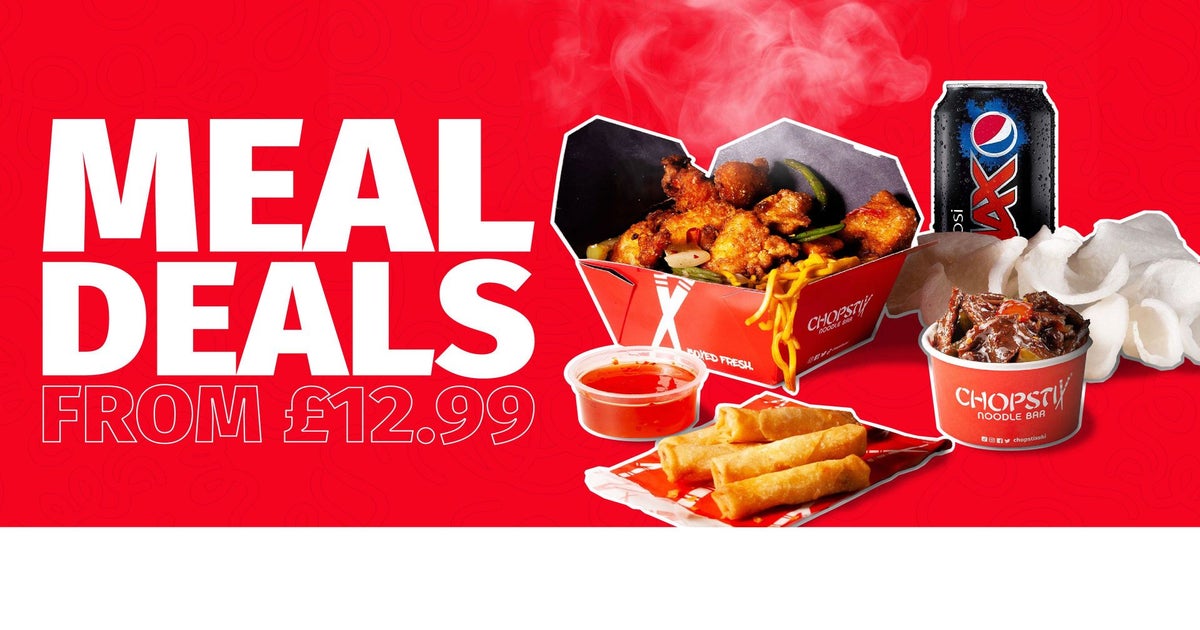 Chopstix Noodle Bar - Cardiff delivery from St David's Centre - Order ...
