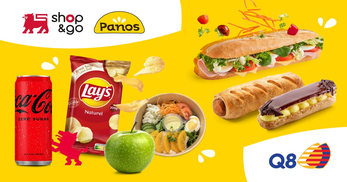 Panos + Delhaize Shop & Go - Q8 Mechelen delivery from Zuid - Order ...