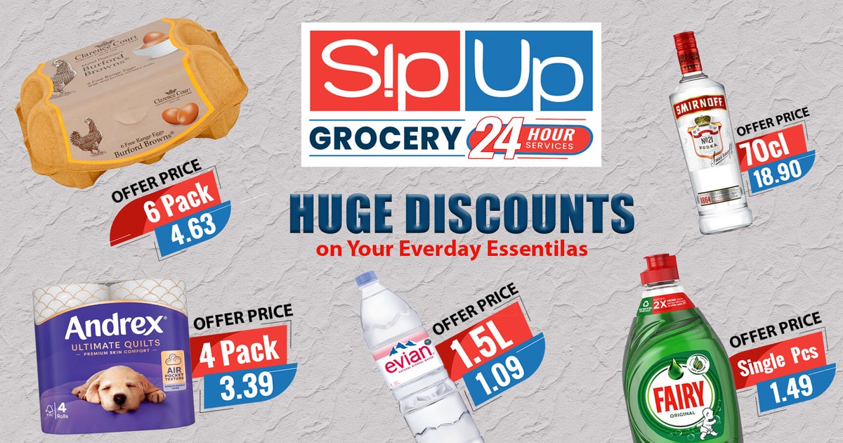 SipUp Grocery delivery from Manchester Central - Order with Deliveroo